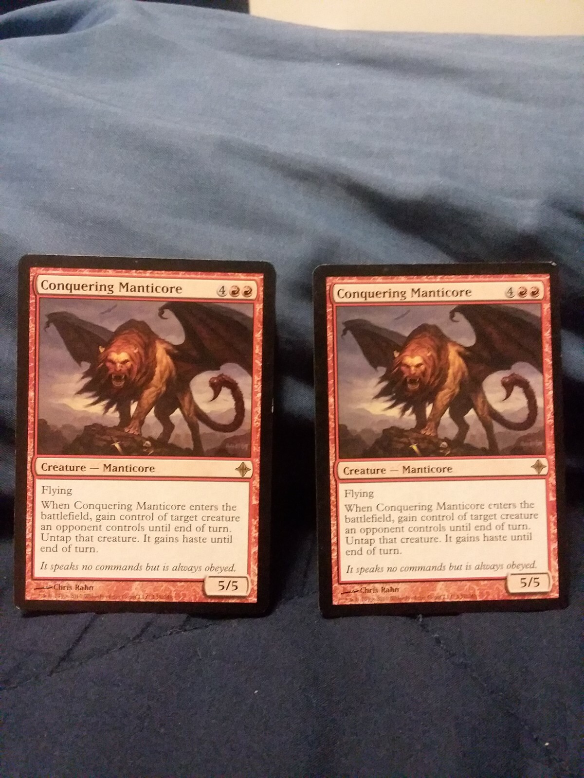 MTG Conquering Manticore x2 - NM - Rise of the Eldrazi | eBay