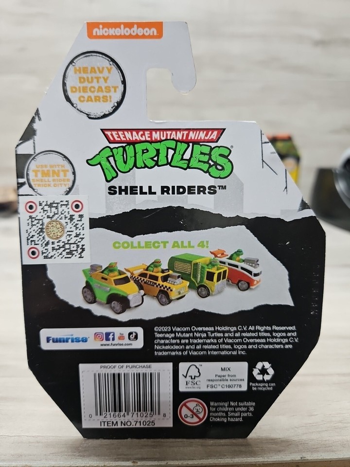 2023 NICKELODEON TMNT Shell Riders LEONARDO Orange VW Bus Beatle New | eBay