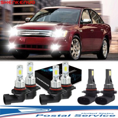 FOR Ford Five Hundred 05-07 - 6x LED Headlight Hi-Lo + Fog Light Bulbs ...