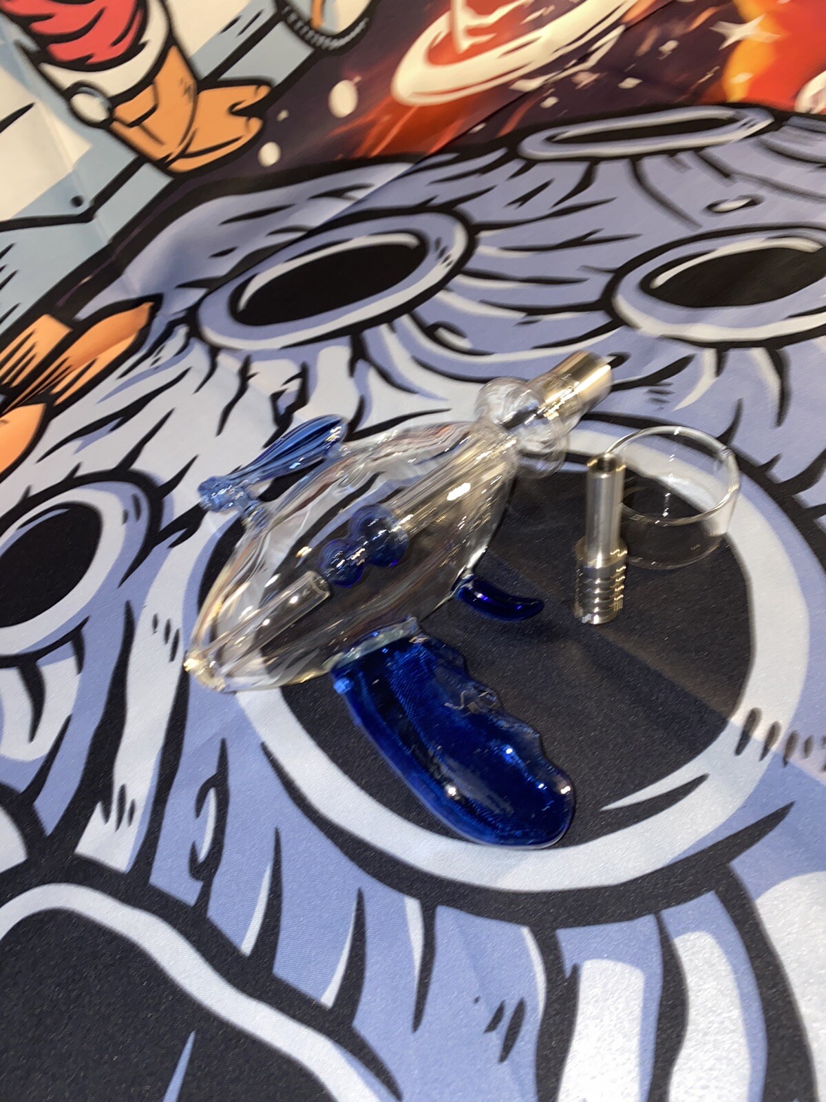 Blue Ray Gun Style hookah bong glass bowl bubbler Tobacco Collector | eBay