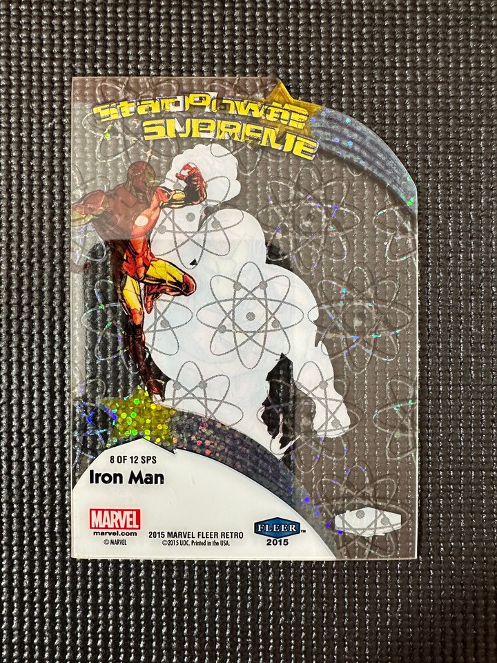 2015 Marvel Fleer Retro - Star Power Supreme - Iron Man - #8 | eBay