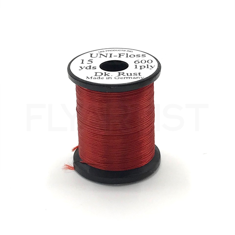 UNI SINGLE STRAND SUPER FLOSS - Fly Tying Material - 15 Yard Spool NEW ...
