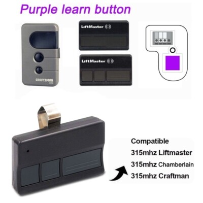 2 For Chamberlain LiftMaster Craftsman Garage Door Opener Remote 355LM ...