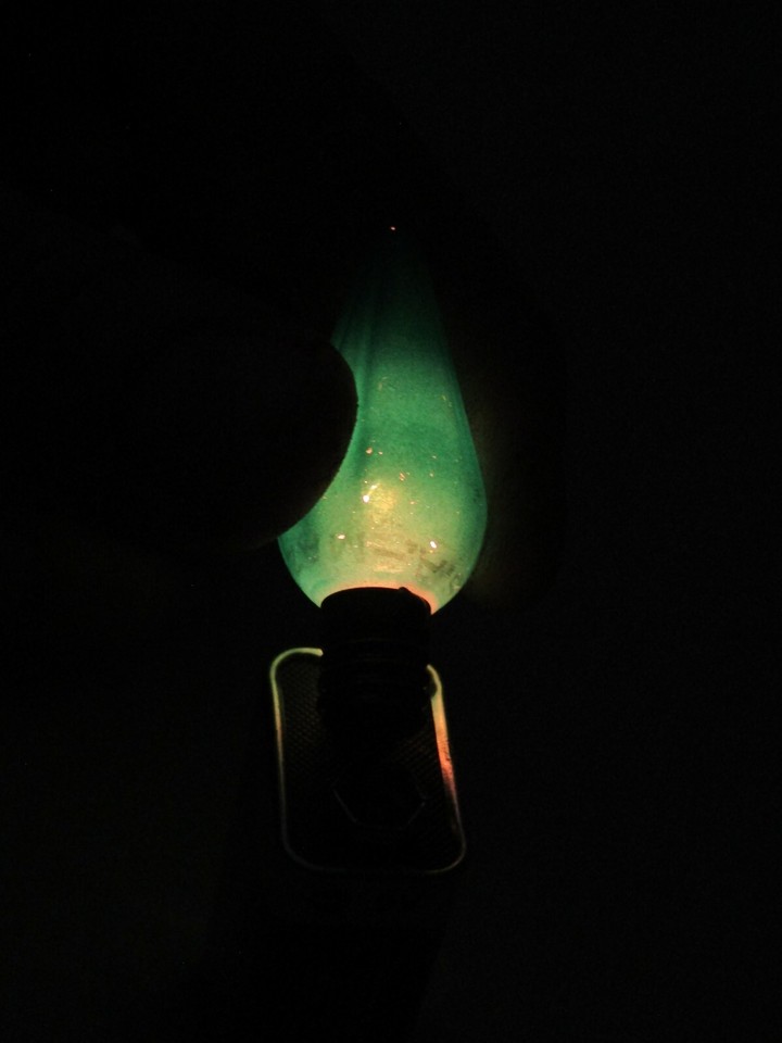 C6 GE Mazda USA Logo Blue Christmas Light Lot Antique Tested Working ...