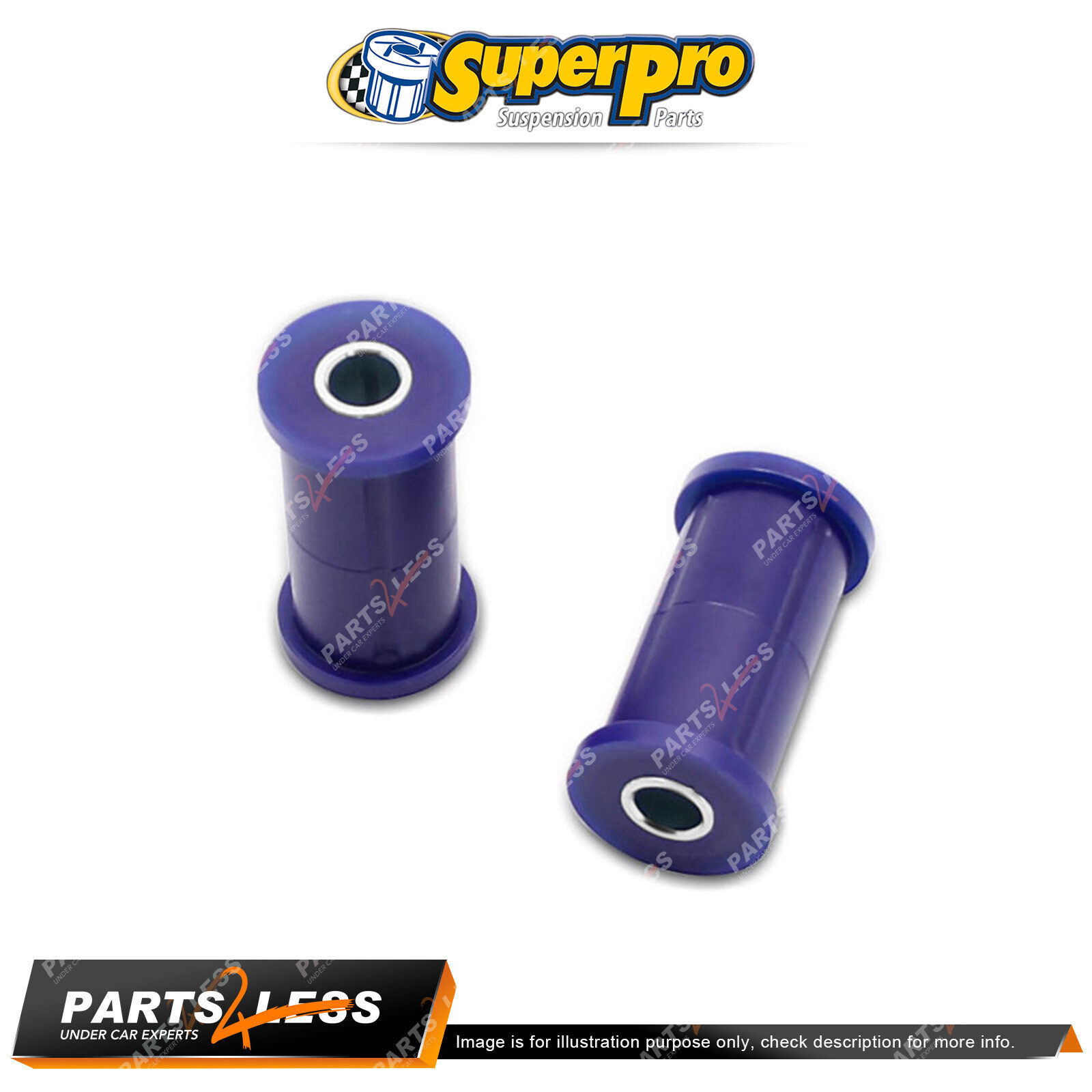 SuperPro Extremely Durable Polyurethane Rear Spring Front Eye Bush Kit ...
