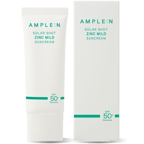 Ample:N Solar Shot Zinc Mild Sun Cream SPF50+ PA++++ 40ml x 1ea | eBay