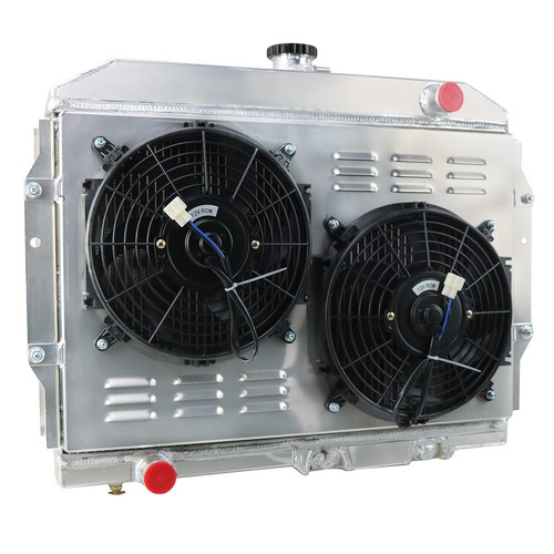 4 Row Radiator+Shroud Fan Fits 1958-74 AMC AMX Ambassador/Gremlin ...