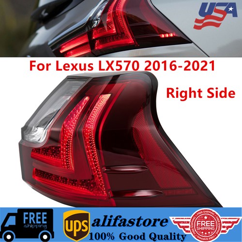 For 2016-2021 Lexus LX570 LED Red Right Side Outer Tail Light Assembly ...