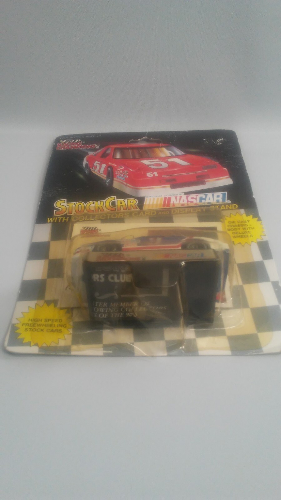RACING CHAMPIONS - # 9 BILL ELLIOTT STOCK CAR 1/64 WITH COLLECTORS CARD ...