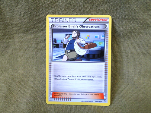 Pokemon Trading Card - Primal Clash: Professor Birch's Observations 134 ...