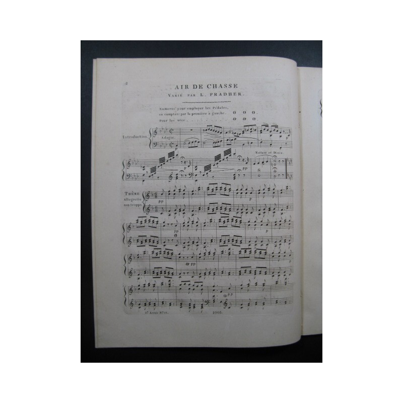 Pradher L. Air de Chasse Piano ca1810 | eBay