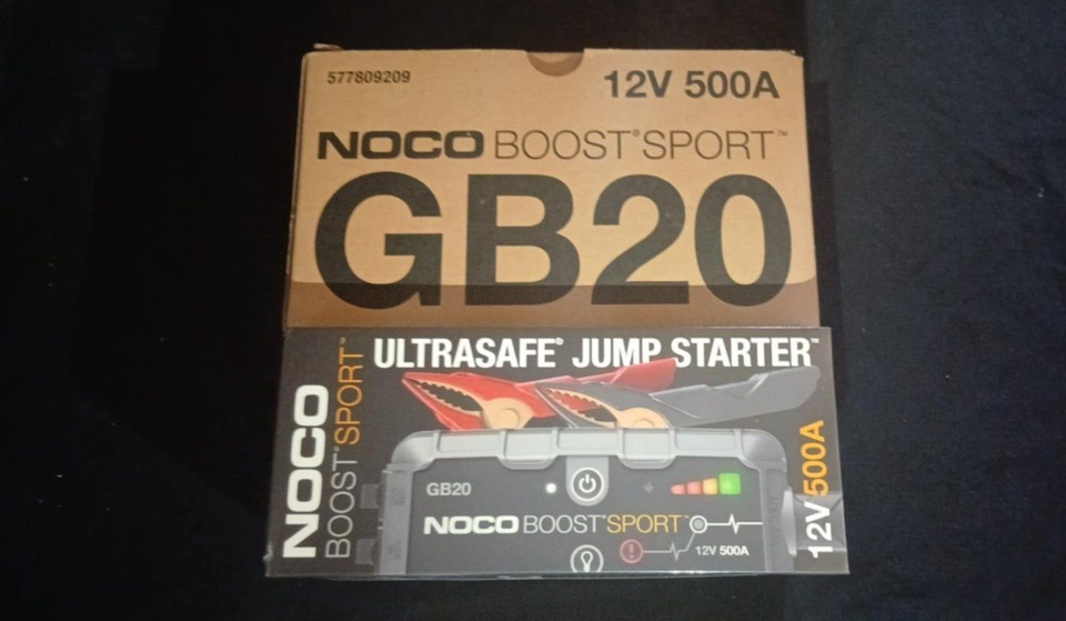 NOCO Boost Sport GB20 500A 12V UltraSafe Portable Lithium Battery Jump ...