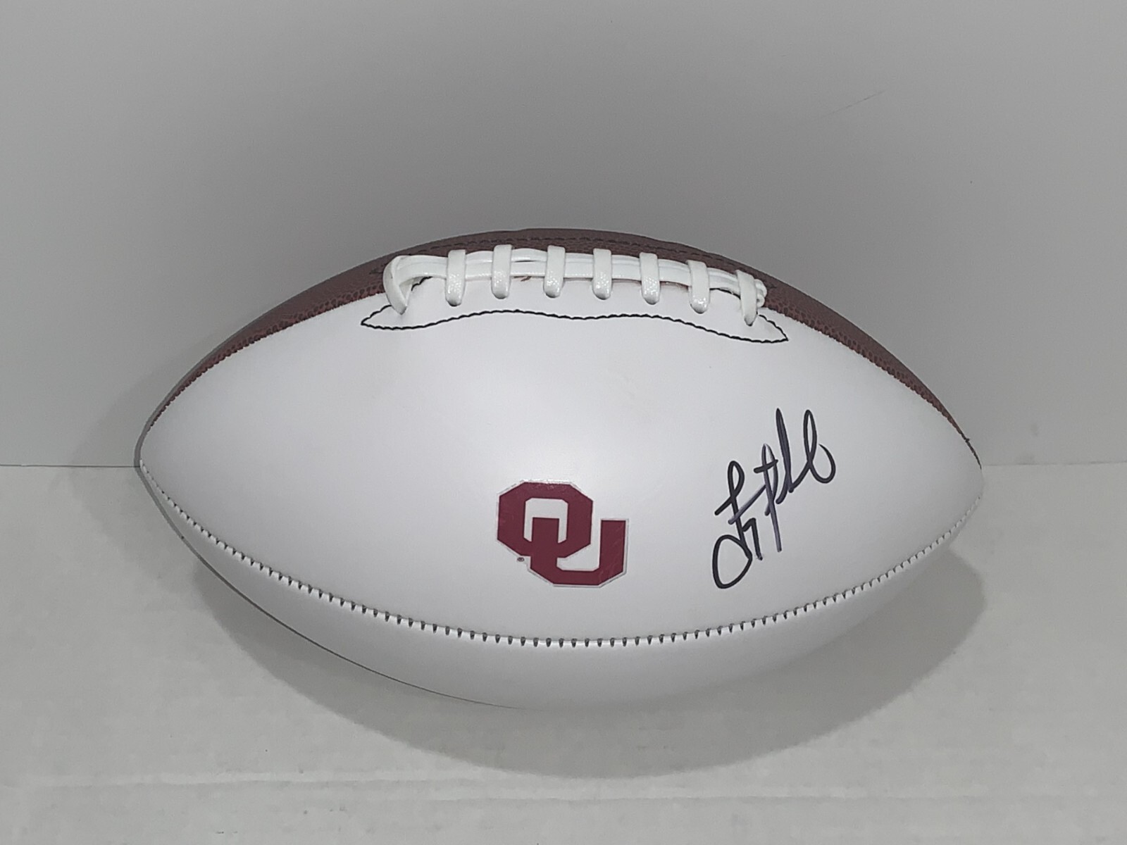TROY AIKMAN SIGNED FOOTBALL OKLAHOMA SOONERS AUTOGRAPHED PROOF JSA COA ...