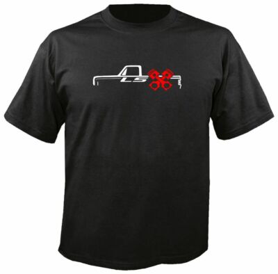 LS TRUCK w PISTONS T SHIRT 73-87 c10 lsx 5.3 6.0 swap engine chevy gmc ...