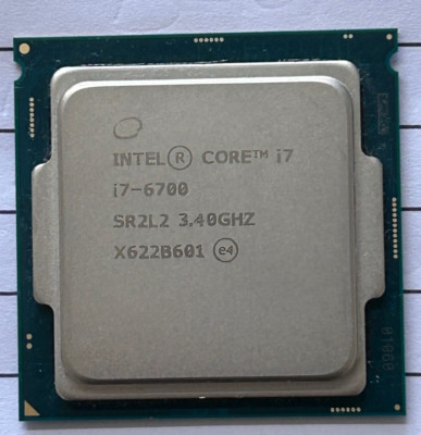 Intel Core i7-6700 3.4 GHz 8MB Quad-Core Processor 6th Gen LGA 1151 ...