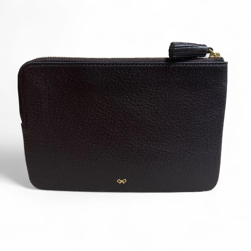 Anya Hindmarch Pouch Snake Embossed Leather Exotic Pattern Clean ...