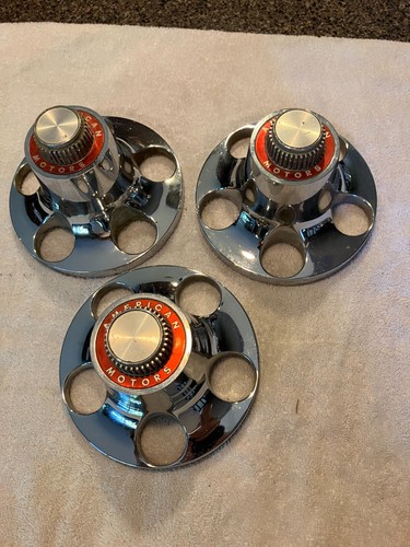 Set of 3 #3222651 AMC Center Caps fits 1970a AMX, Javelin, Hornet ...