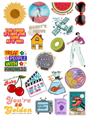 HARRY STYLES INSPIRED EDIBLE ICING CAKE IMAGES PRE-CUT | eBay UK