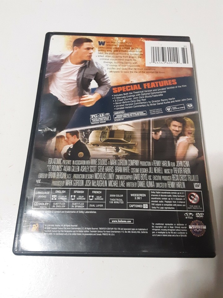 12 Rounds Extreme Cut DVD John Cena | eBay