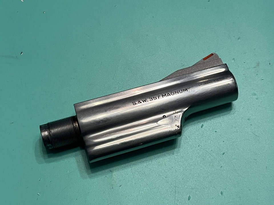 USED SMITH & WESSON 66 NO DASH BARREL .357 MAGNUM STAINLESS 4" PINNED ...