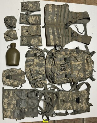 14pc Rifleman Kit MOLLE System ACU Complete Set USGI ARMY | eBay