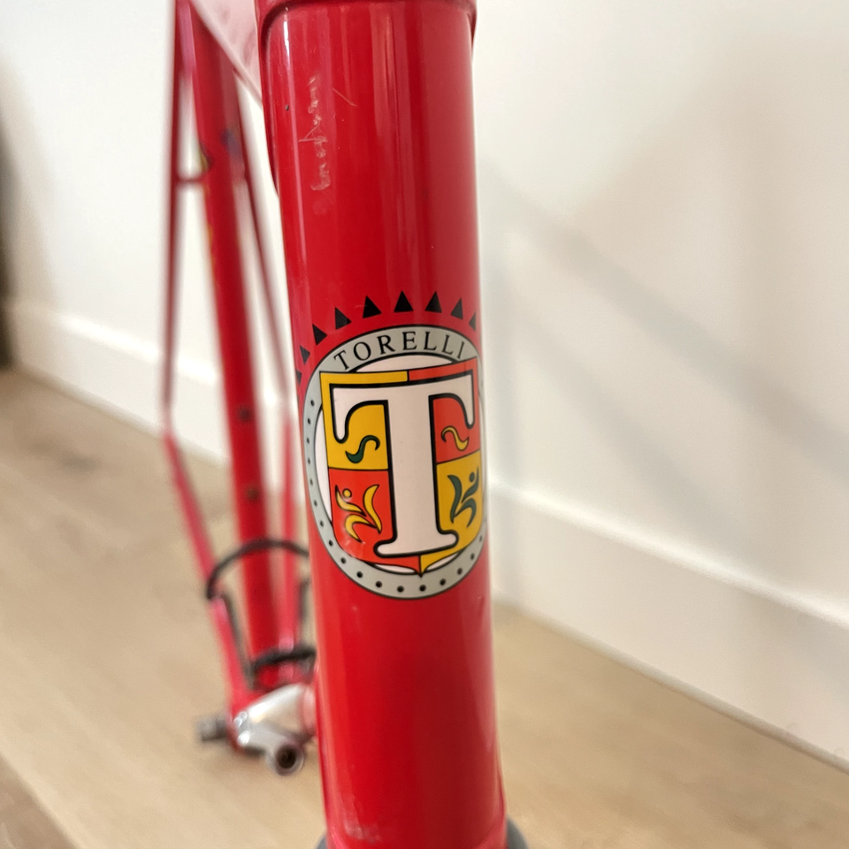 VINTAGE TORELLI 60 CM FRAME SET MADE IN ITALY ROAD BIKE | eBay