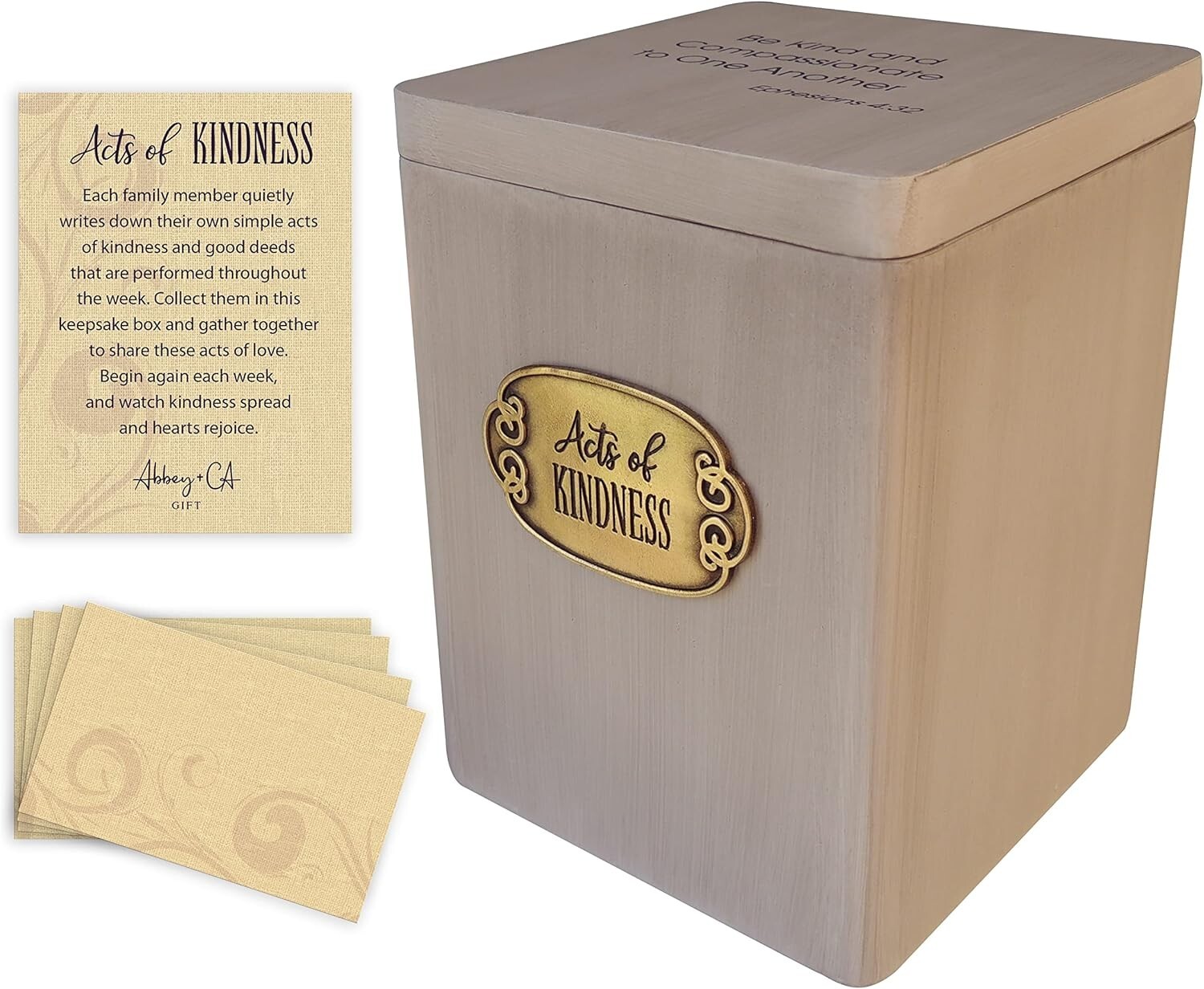 Abbey & CA Gift Acts Of Kindness Box W/Magnetic Cover W/Papers & Card ...