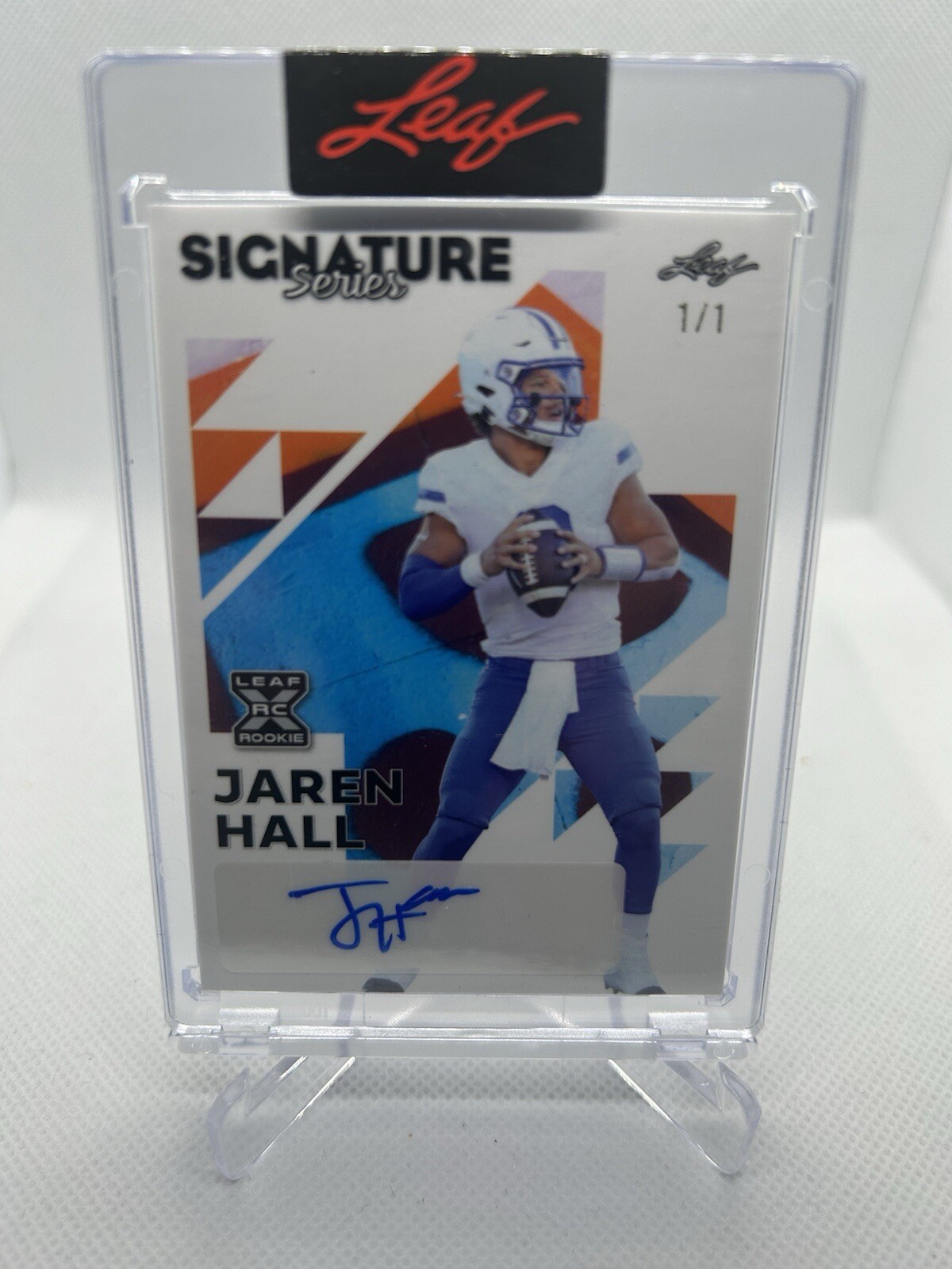 2023 leaf signature series 1/1 football - Jalen Hall Auto Rc Ba-jh4 | eBay