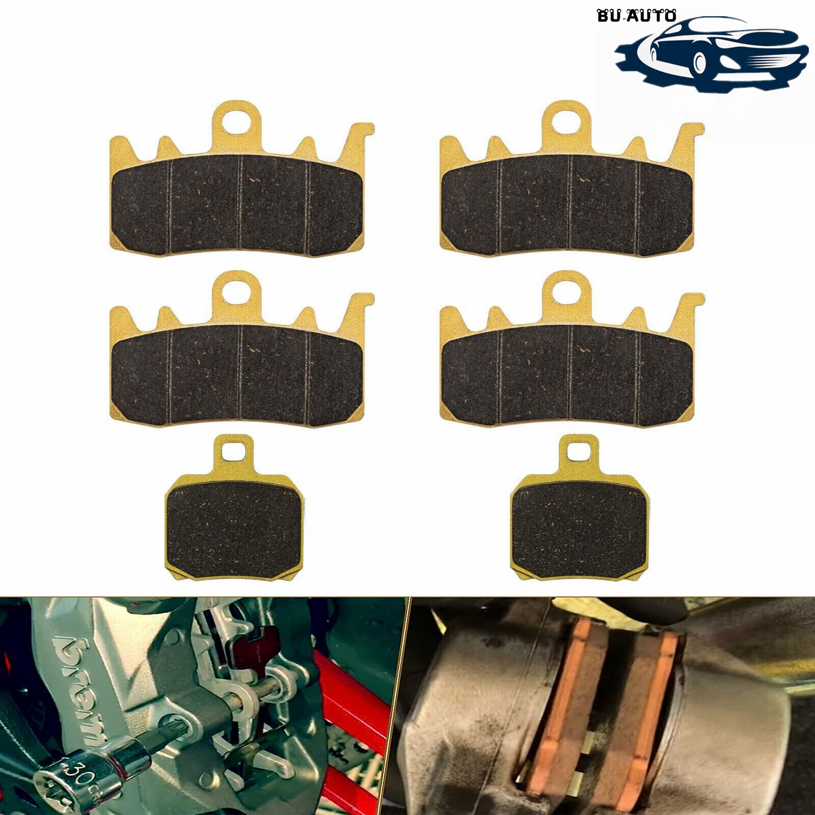 FA630HH + FA266HH Front and Rear Brake Pads Set For Ducati Panigale 899 ...