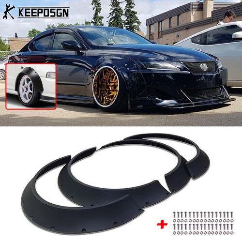 4pcs For Lexus IS250 ISF Matte Fender Flares Wheel Arched CONCAVE ...