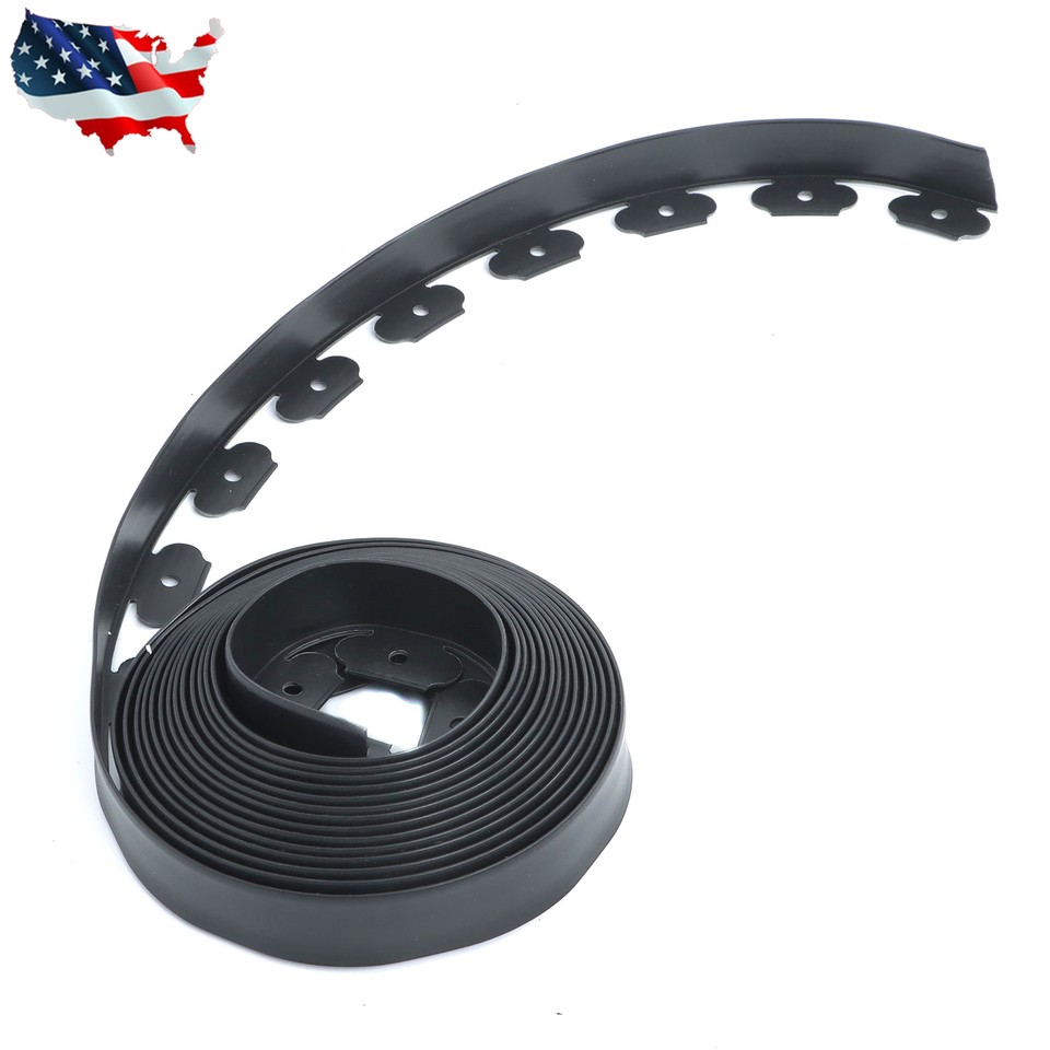 L-shaped Landscape Edging Border Kit 40 FT No-Dig Garden Edge Lawn ...