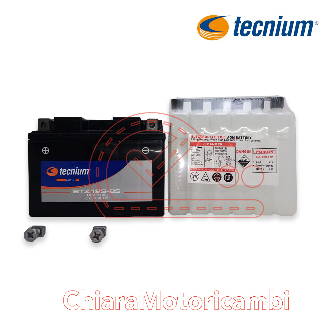 BATTERIA HONDA CBR XX SUPERBLACKBIRD 1100 2005-2006 YTZ12S-BS 12V 11Ah ...