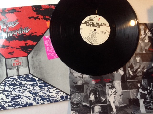 FATES WARNING-No Exit-1988-Original-Vinyl-Record-Metal Blade-Enigma-LP ...