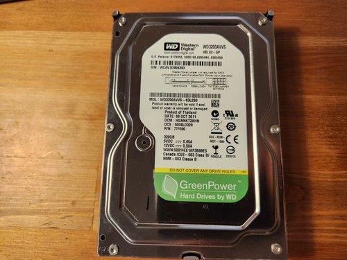 Tivo 4 Western Digital WD 320GB Hard Drive HDD Desktop CCTV 7200rpm ...