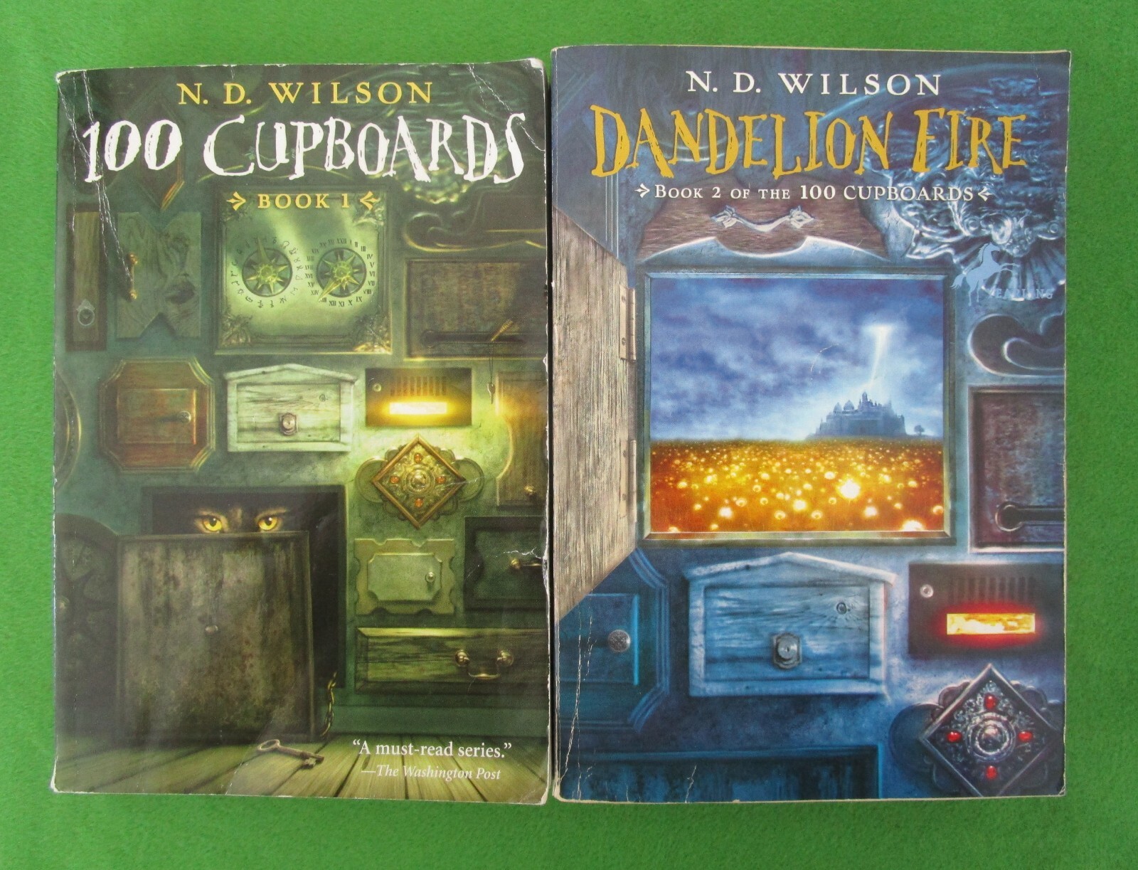 LOT 2 TRADE PB 100 CUPBOARDS SERIES BY N.D. WILSON #1, #2 DANDELION ...