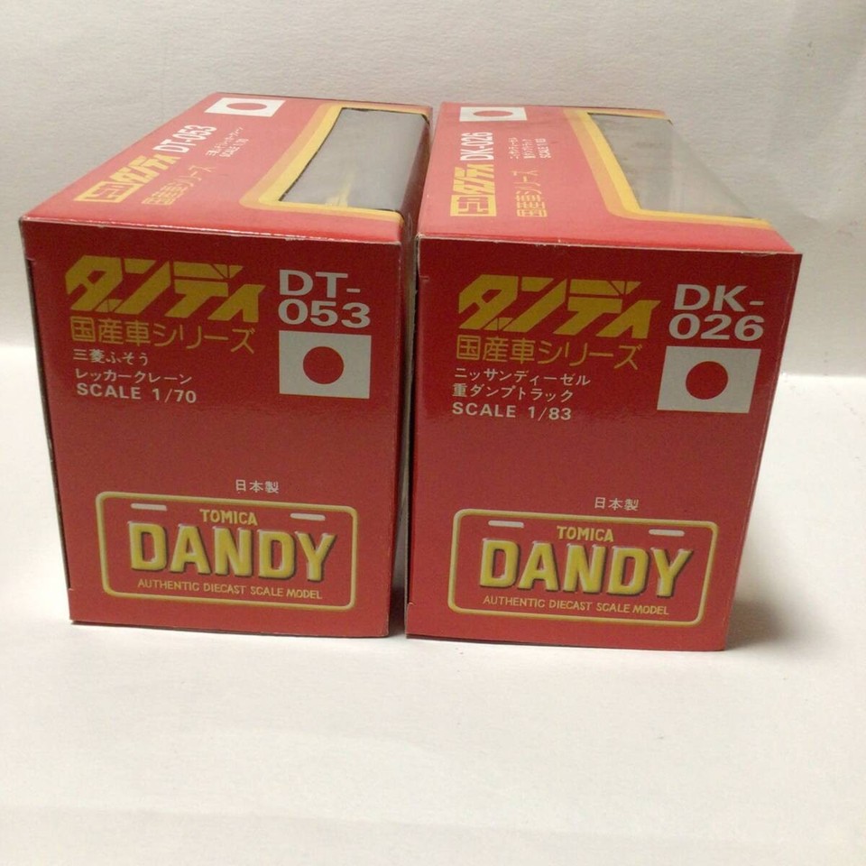 Tomica Dandy Mitsubishi Fuso Towker Crane Nissan Diesel Heavy Dump ...