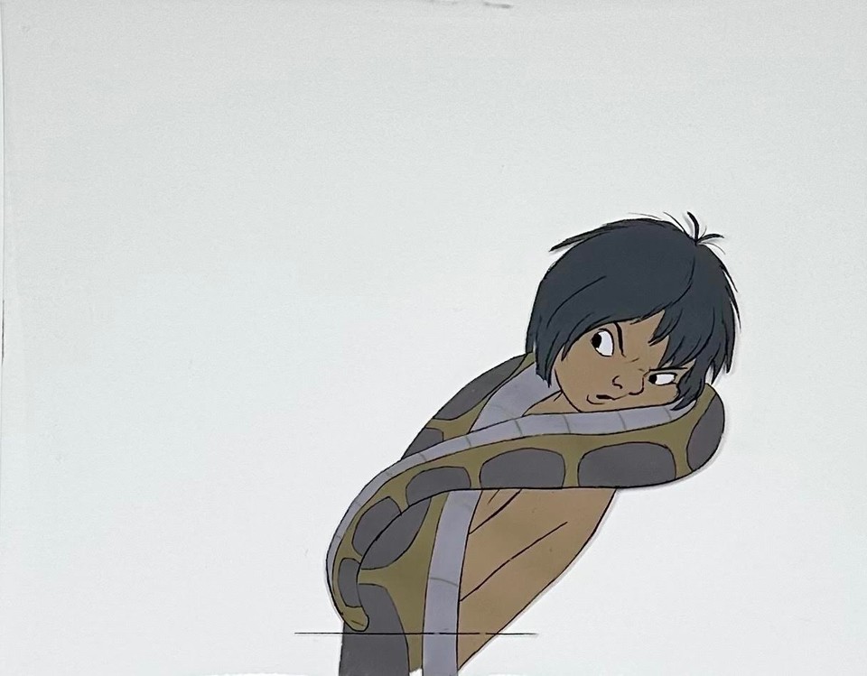 1967 RARE WALT DISNEY JUNGLE BOOK MOWGLI KAA ORIGINAL PRODUCTION ...