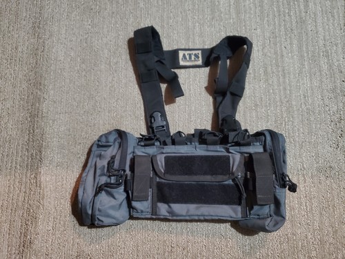 ATS Tactical Low Vis Chest Harness (Grey/Black) | eBay