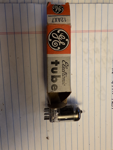 Old new stock ECG 12AT7 Electron Tube ECC81 General Electric =ONE= | eBay