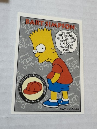 1993 SKYBOX THE SIMPSONS SERIES 1 TRADING CARDS COMPLETE SET S1-40 R1 ...