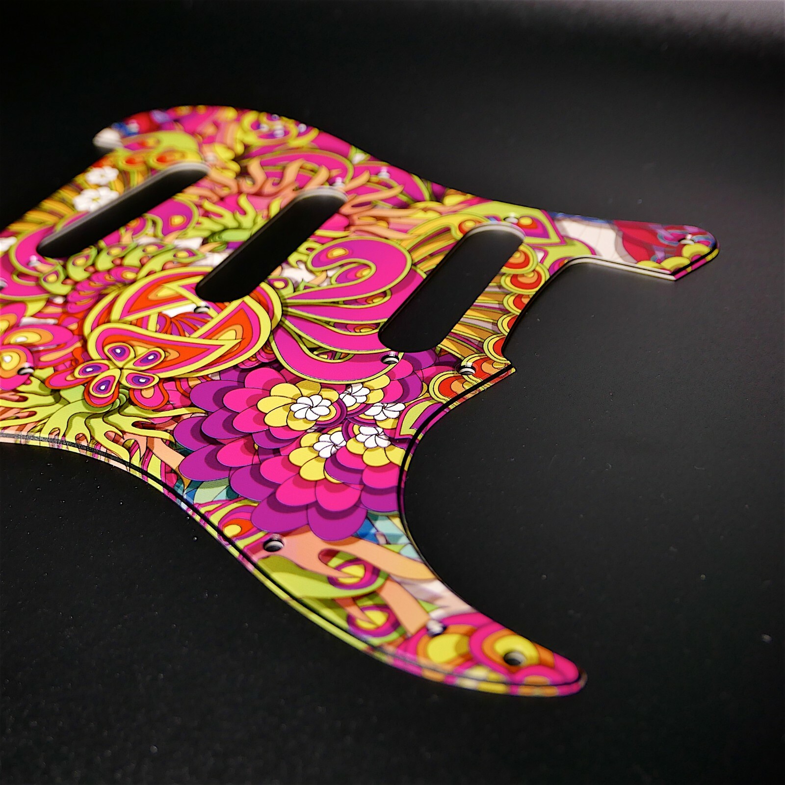 Fender Strat Pickguard • Psychedelic #1 • Custom Pickguard • Graphic | eBay