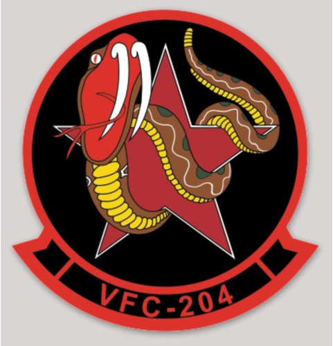 Officially Licensed US Navy VFC-204 River Rattlers Aggressor Sticker ...