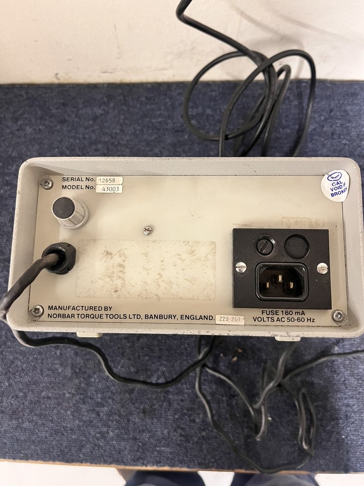 NORBAR TWA Torque Wrench Analyzer/ Transducer | eBay UK