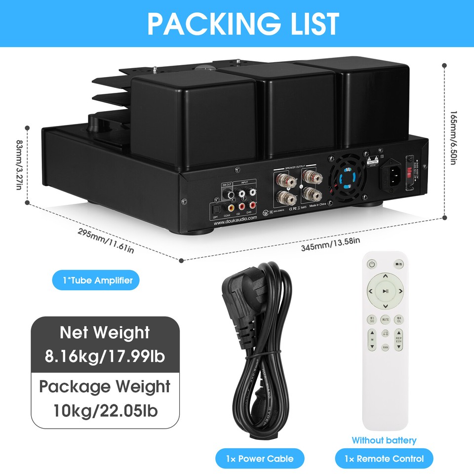 Defective-HiFi Hybrid Tube Amplifier Bluetooth Receiver Integrated ...