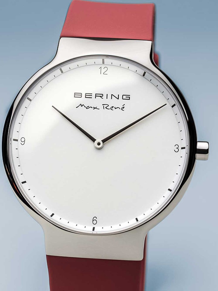 Bering 15540-500 Max René silicone men`s watch Mens Watch 40mm 5ATM ...