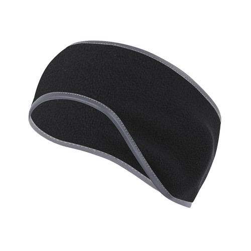Winter Cycling Ear Protection Hair Band Ear Warm Fleece Headband (Black ...