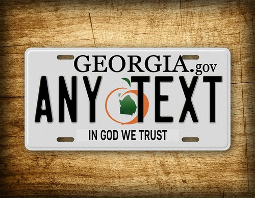 Personalized Georgia 2007-2012 Replica License Plate Customized Novelty ...