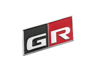 Toyota GR Gazoo Racing Silver Emblem Decal Badge Sticker Nameplate 3D ...