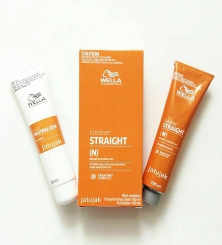 WELLA STRAIGHT(N) Permanent Straight System Hair Straightening Cream ...