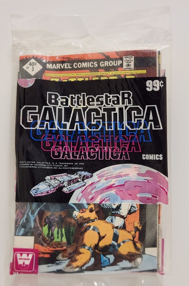 Battlestar Galactica #1-3 Sealed Whitman 3 Pack Marvel Comics 1978 | eBay